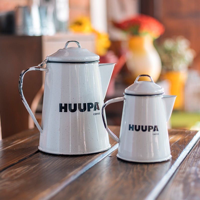 Cafetera de Talega, Tradicional de Peltre - Huupa Coffee